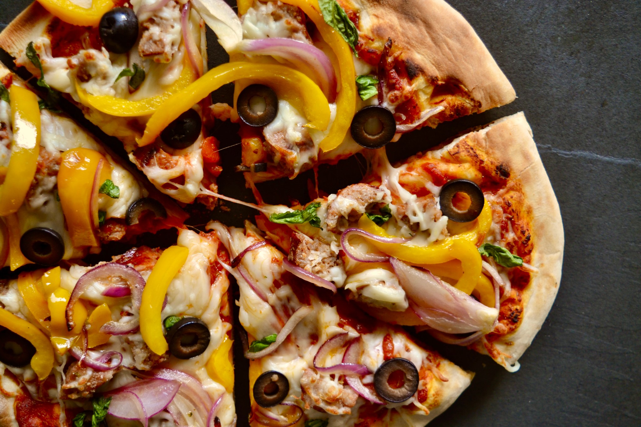 Grilled Supreme Pizza – TUCK & TATE